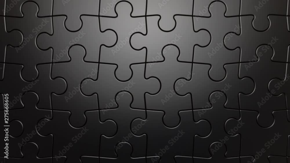 Jigsaw Puzzle Vertical Moving Background, Seamless Looping 3d Animation ...