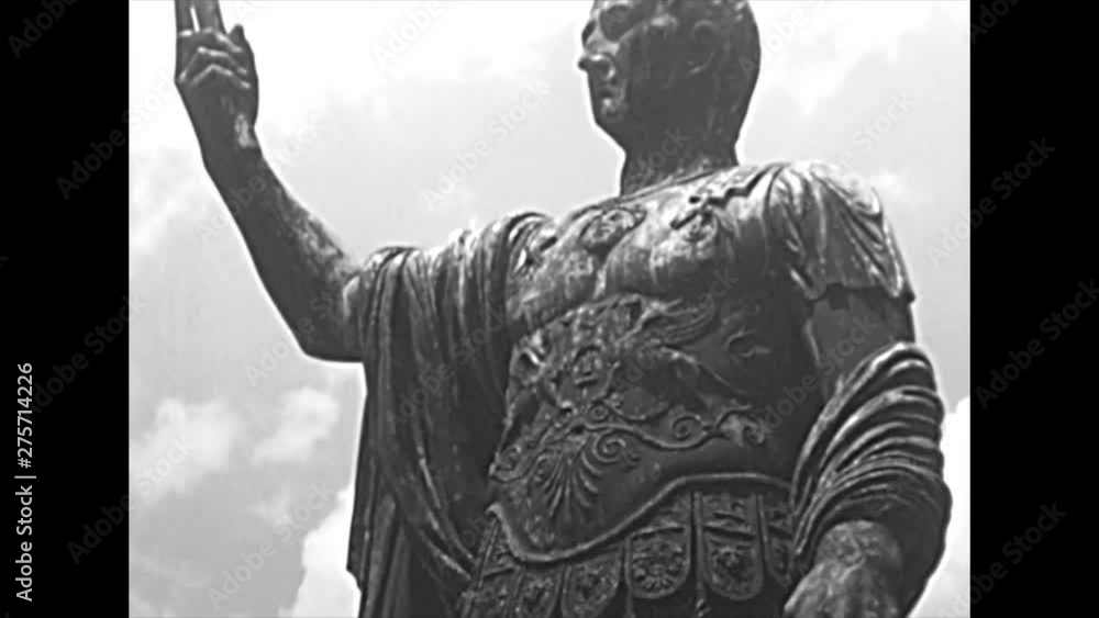 Statue of Marco Cocceio Nerva Caesar Augustus, Roman emperor Caesar in ...