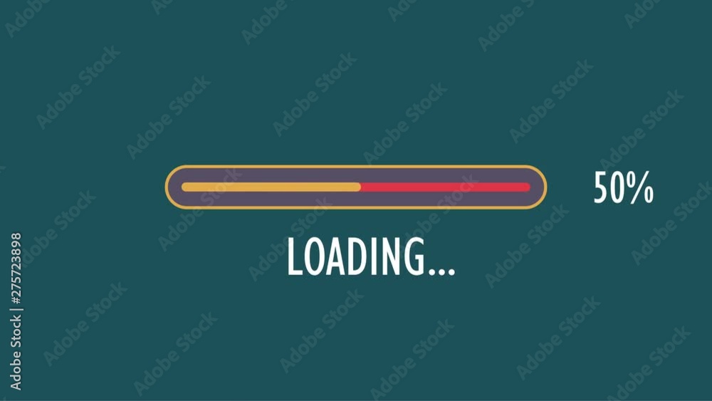 Loading Bar Percentage Animation, Loading Bar Progress Cartoon, Loading ...