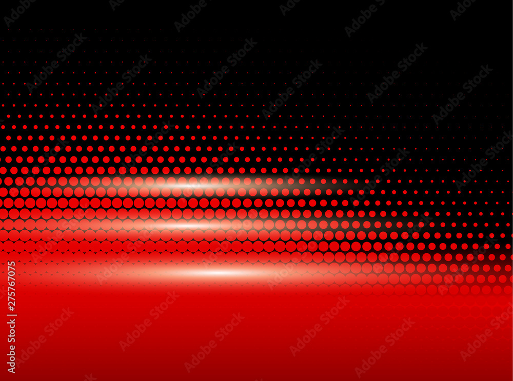 Abstract red background with halftone pattern, Stock Vector | Adobe Stock