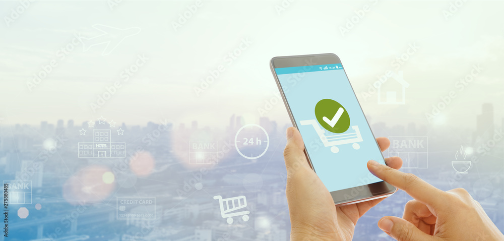 Confirmed Smartphone Order Success Stock Photo | Adobe Stock