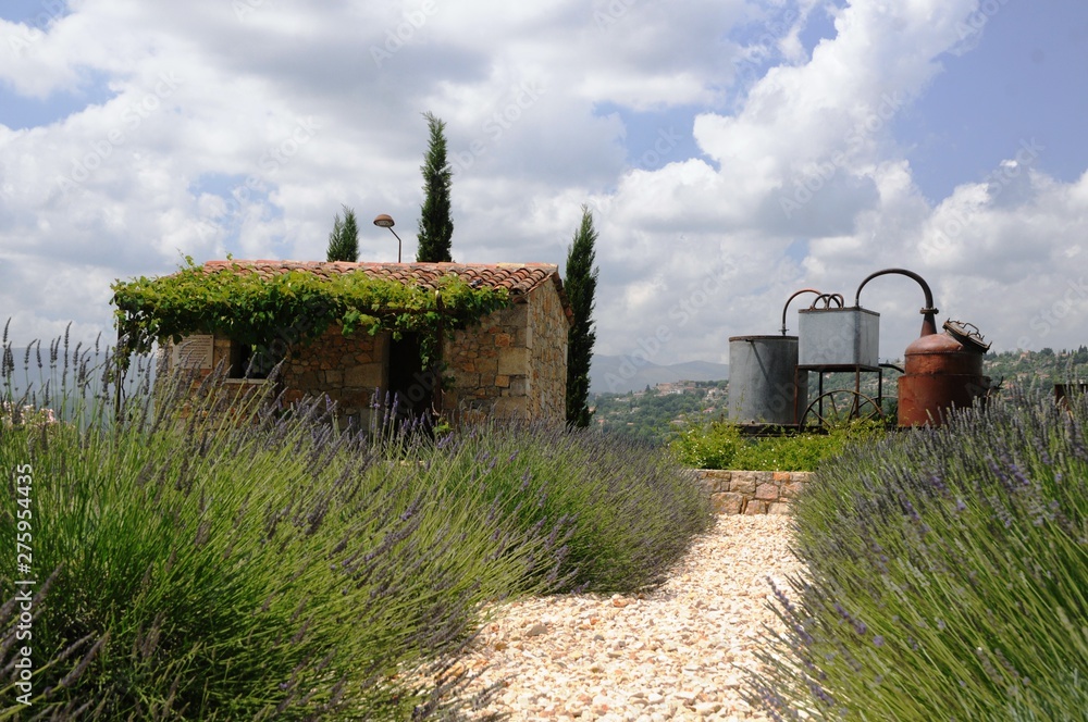 Village de La Motte dans le Var (Côte d’Azur- Midi de la France) Stock ...