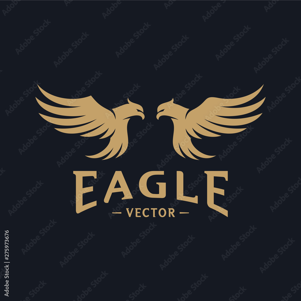 Eagle Logo Design Vector. Eagle Logo Design Concepts Template. Icon ...