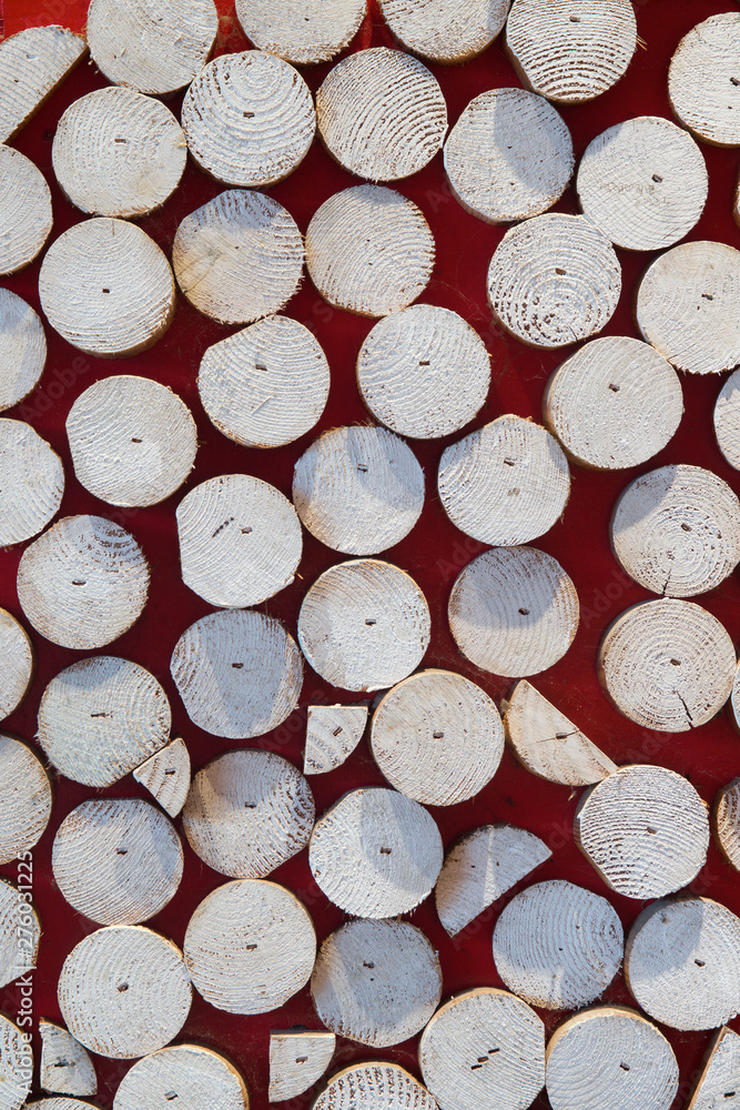 Round wood stump texture background. Stock Photo | Adobe Stock