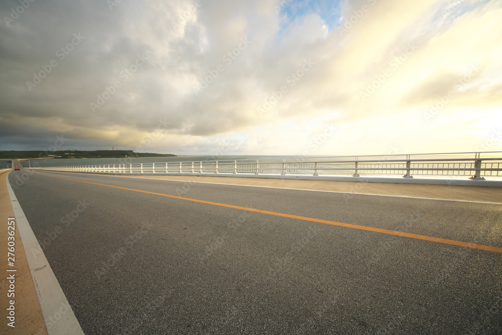 Miyako island, Japan - June 28, 2019: Irabu bridge, the longest charge ...