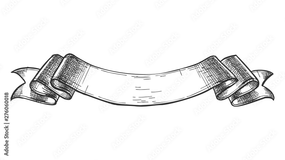 Retro Ribbon Banner Template