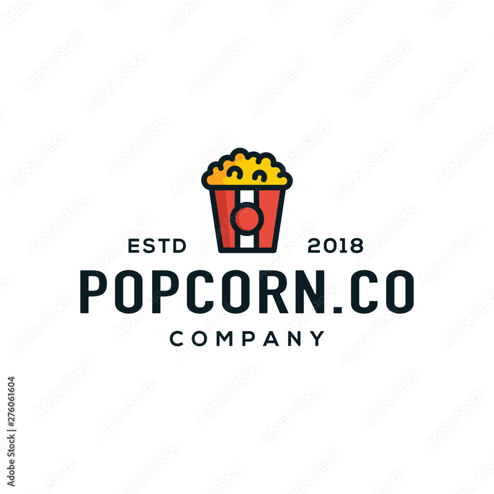Popcorn Logo Design
