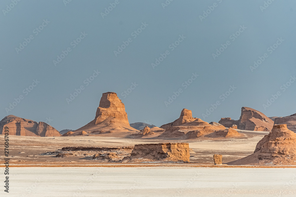 salt desert of Lut,hottest desert in the world, also known like Kalut ...