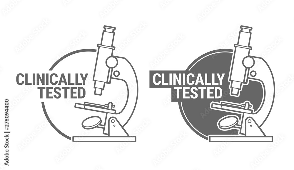 Clinically tested sign or stamp symbol. Stock Vector | Adobe Stock