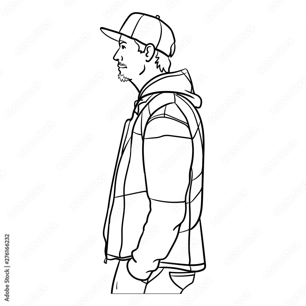 Outline Drawing Of A Person