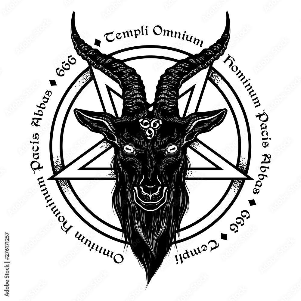 Baphomet Goat Head