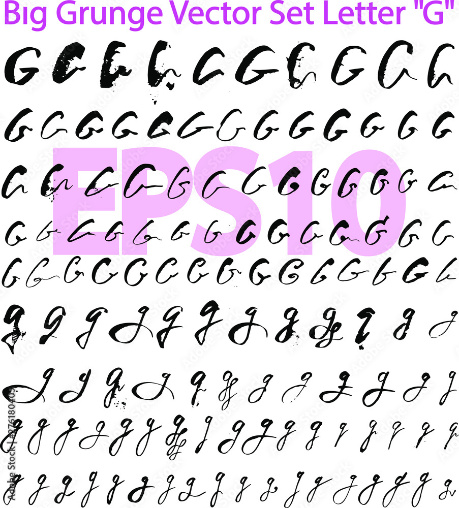 Letter G In Different Styles
