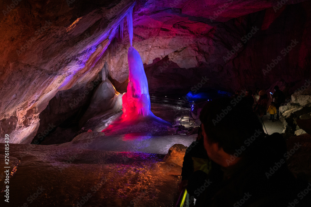 Dachstein Giant Ice Cave, Austria. Amazing cave with Ice Formations and ...