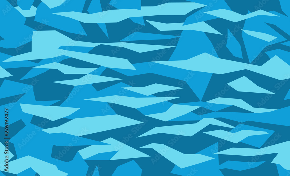 Geometric camouflage pattern background, seamless vector illustration ...