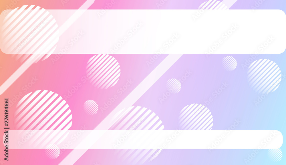 Colorful Gradient Color Background with Line, Circle. Wallpaper. For ...