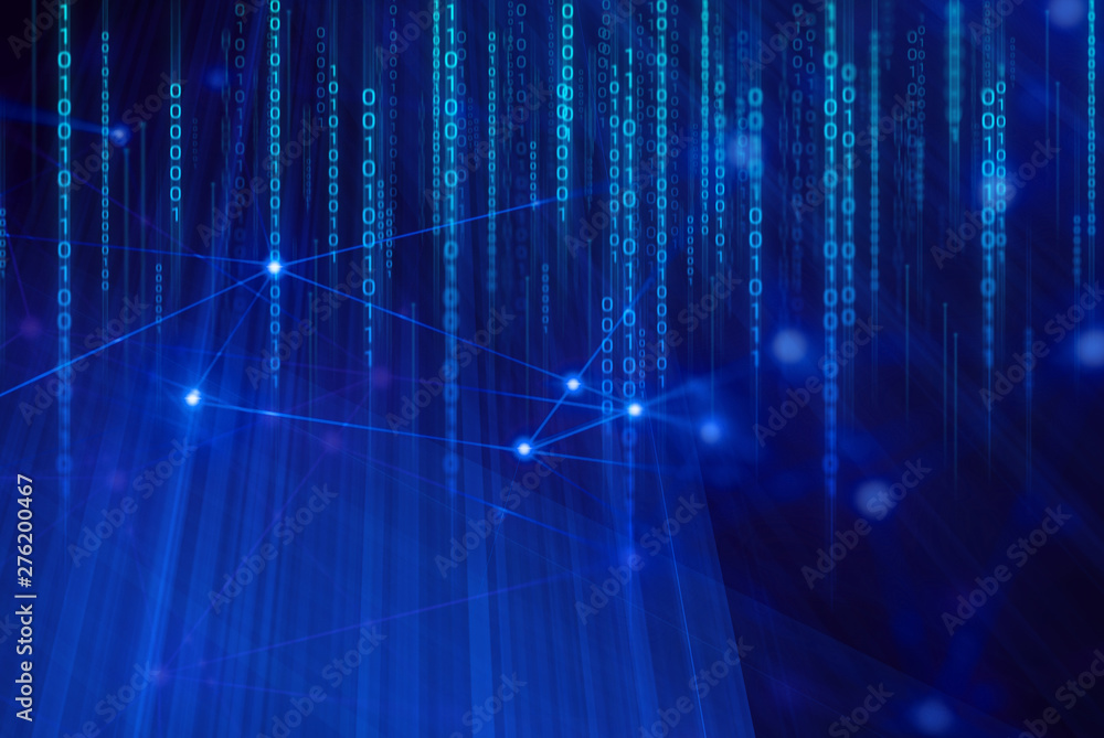 supercomputer, atom cell science, digital technology brain ai internet ...