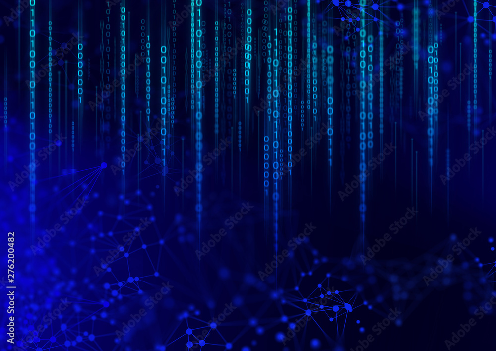 supercomputer, atom cell science, digital technology brain ai internet ...