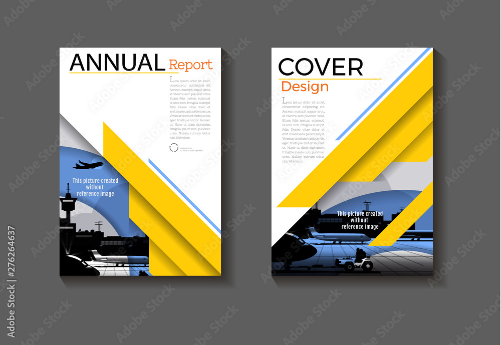 cover blue yellow abstract background modern cover design modern book ...