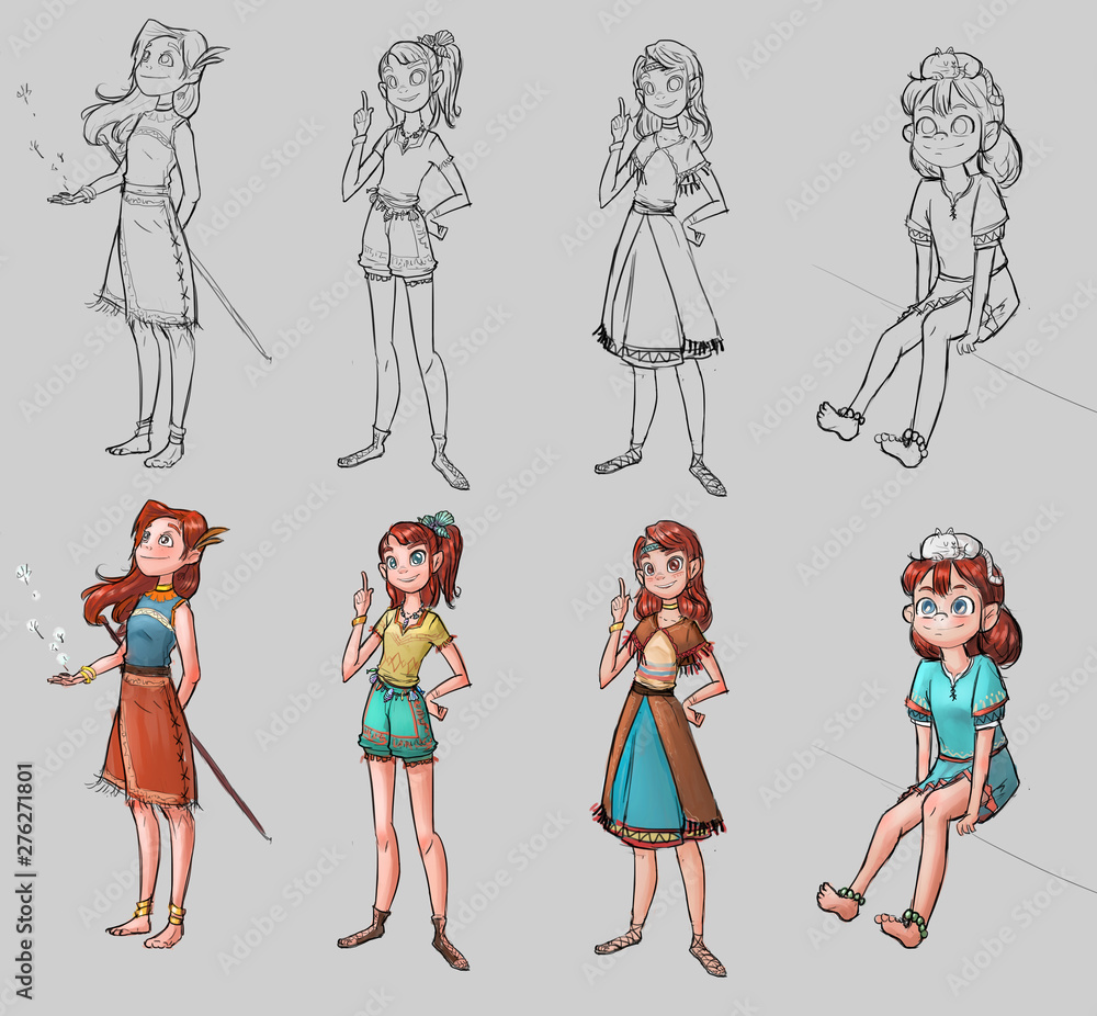 Character Design Girl