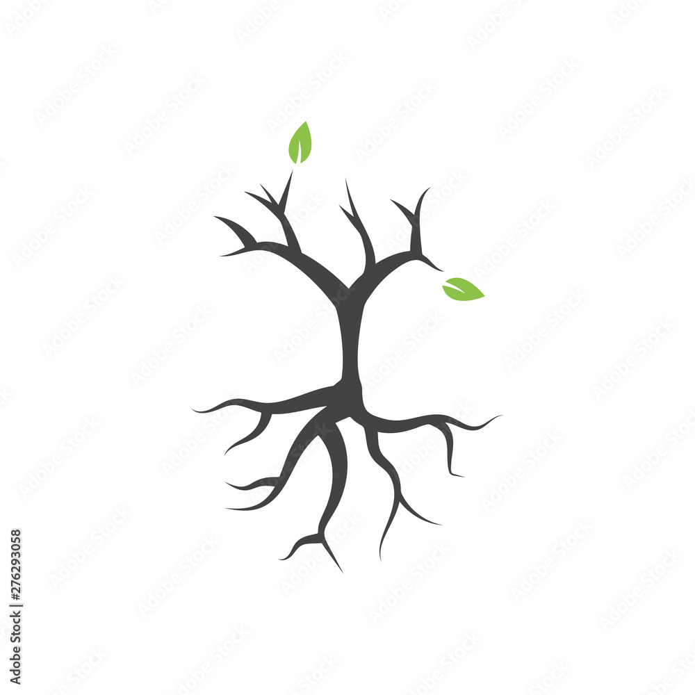 Tree clip art graphic design template vector isolated Stock Vector ...