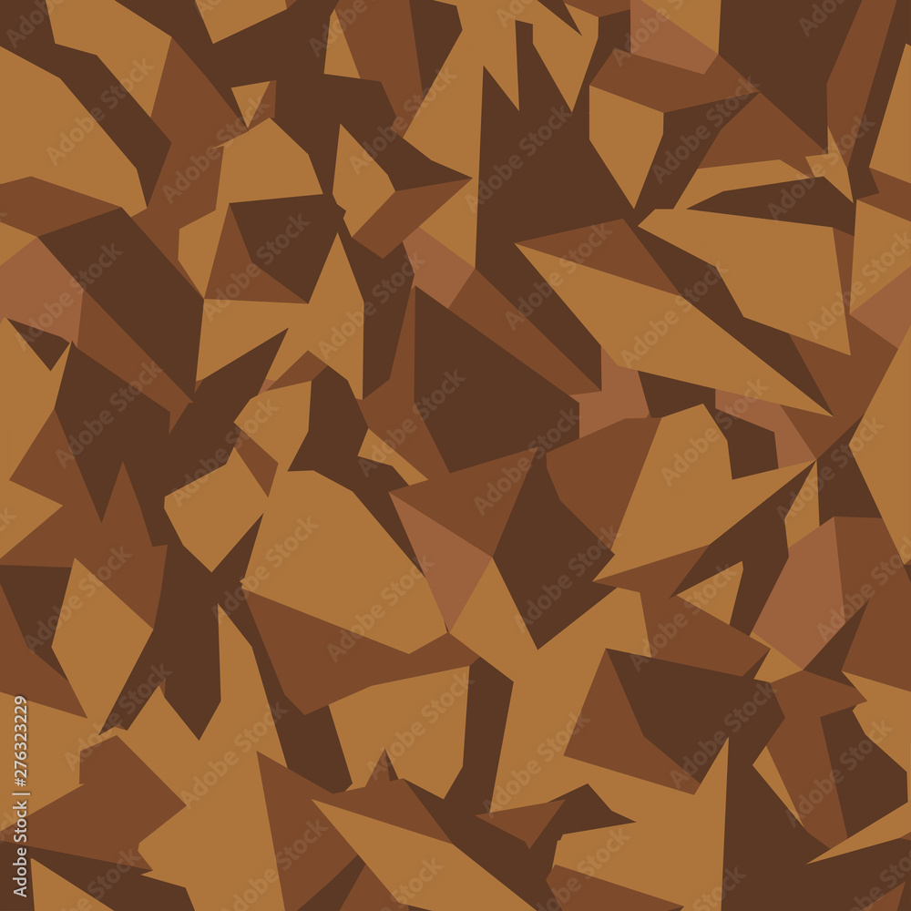 Stone soil texture in brown colors in top view, seamless background ...