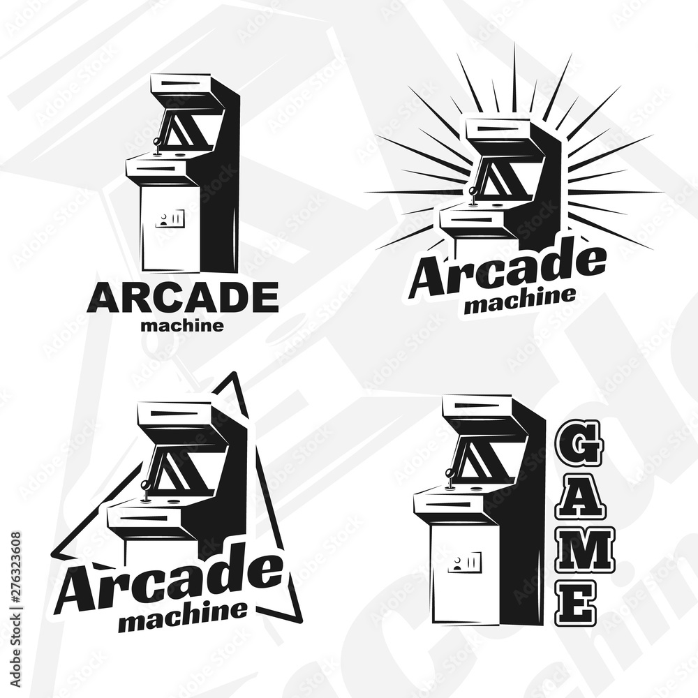 Vector image. Illustration of a logo, emblem, company element. Game ...