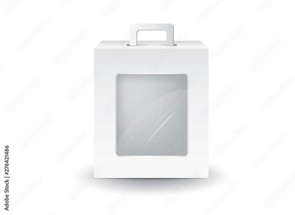 White package box vector, package design, 3d box, product design ...