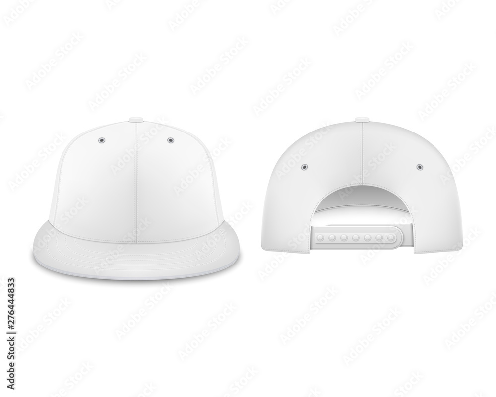 Baseball Cap Template Back