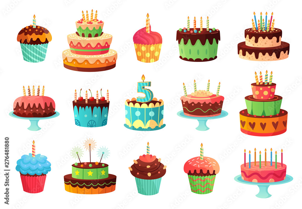 Animated Birthday Cupcakes