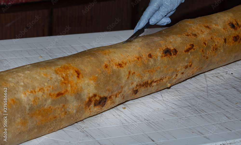 Preparation of CHOCHOCA - tpical food of Chiloe island, Chile ...