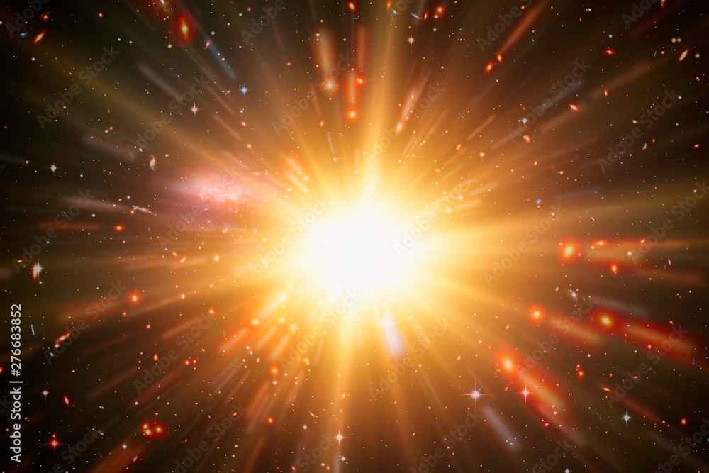 Star splash. The elements of this image furnished by NASA. Stock Photo ...