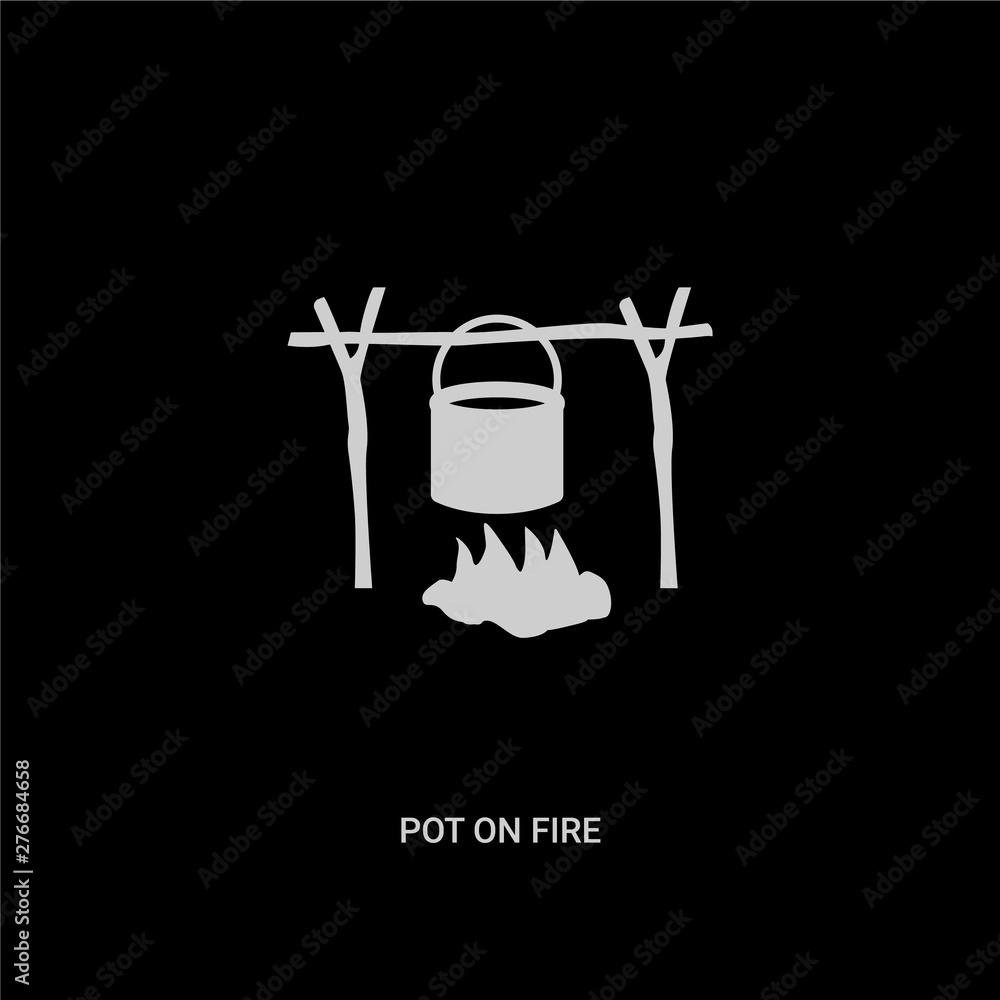 Catching Fire Symbol Black And White