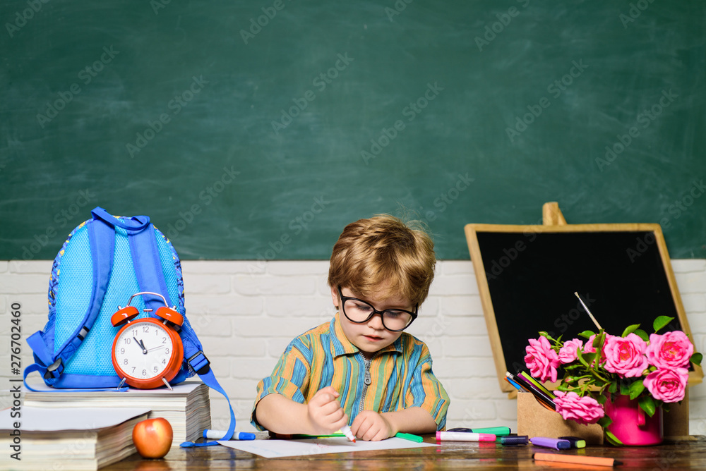 Drawing Of Child Doing Homework
