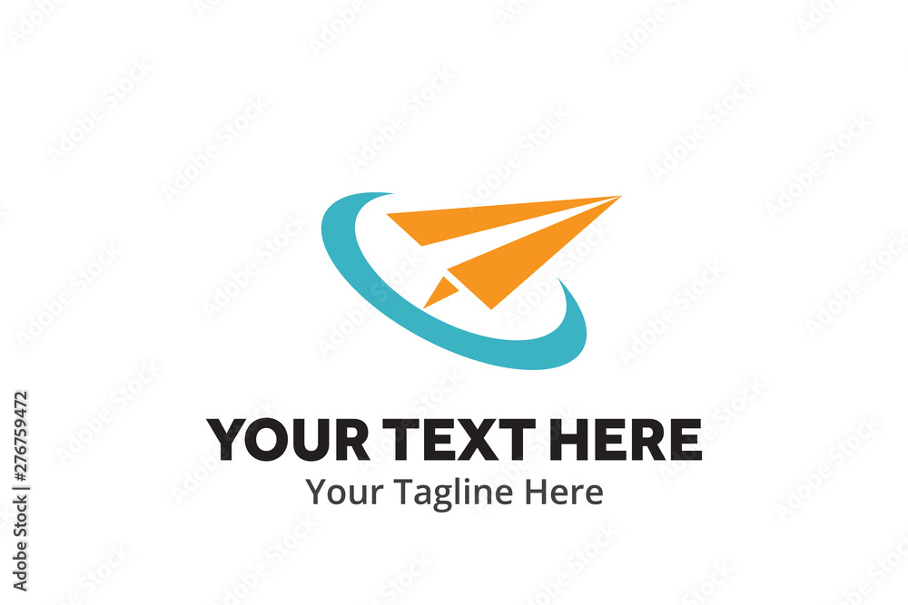 unique email message simple logo creative design in flat style with ...