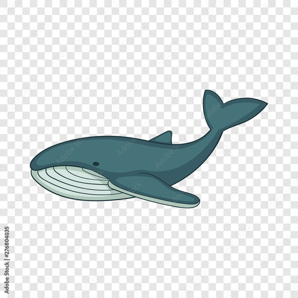 Whale icon. Cartoon illustration of whale vector icon for web Stock ...
