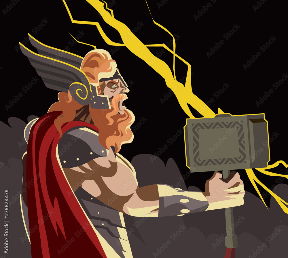 Thor God Of Thunder Norse Mythology