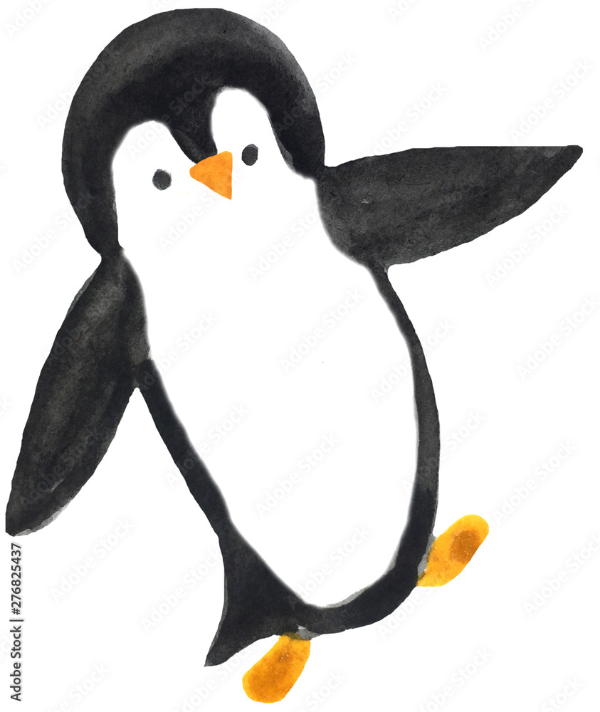 Penguins Dancing Drawing