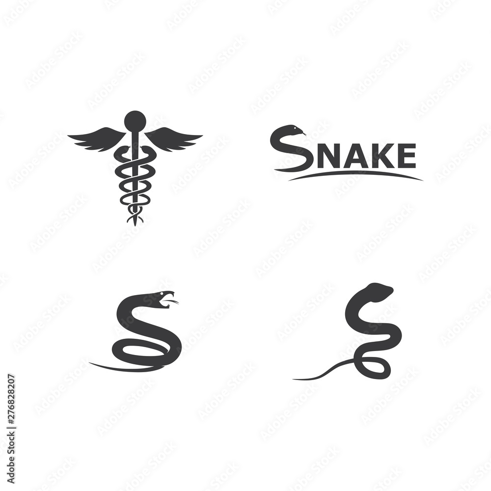 Snake logo vector Stock Vector | Adobe Stock