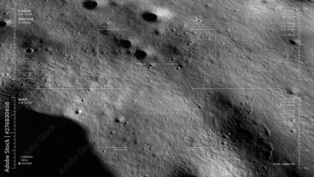 Vídeo do Stock: 360 degree circular recon flyover, floor of Milankovic ...