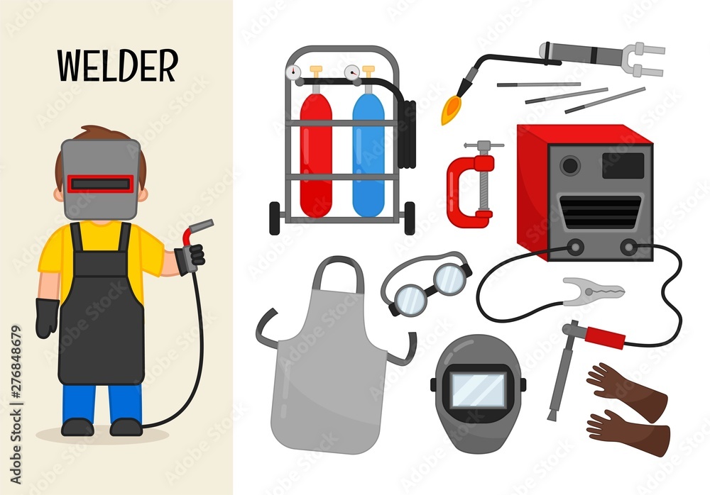 Profession And Occupation Metal Welding Equipment Gas Cutting Flat