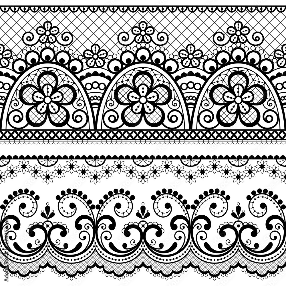Vintage Lace Pattern Vector
