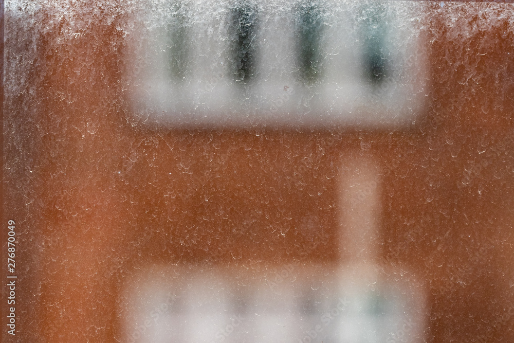 Window with very dirty and dusty glass in daylight Stock Photo | Adobe ...