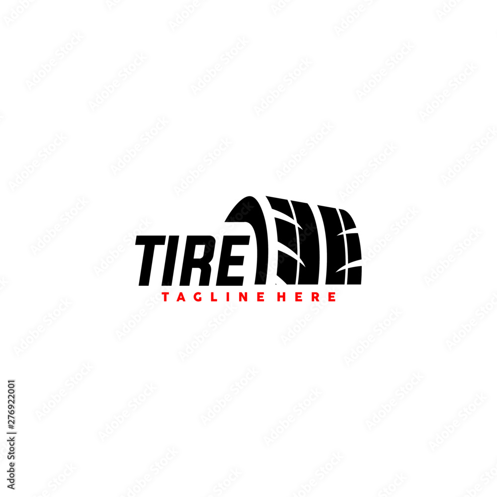 Tire Logo Design Vector Template Stock Vector | Adobe Stock