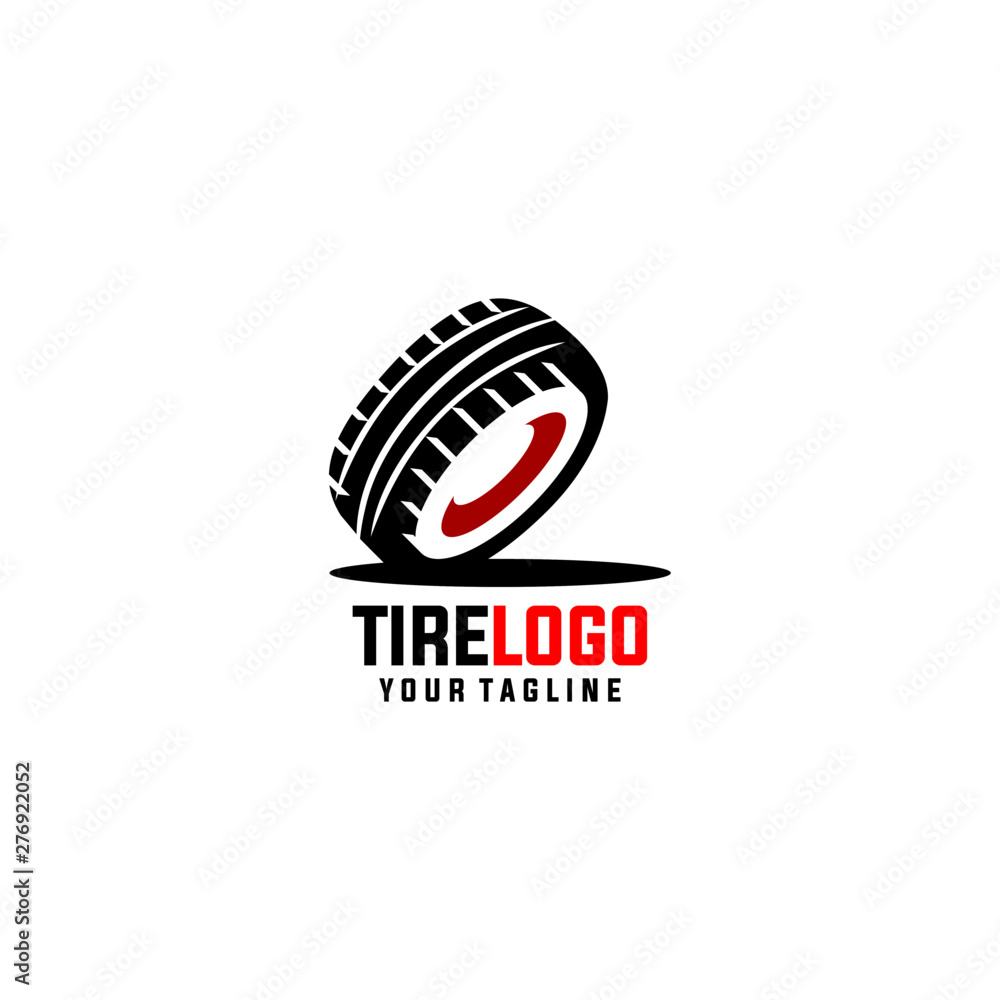 Tire Logo Design Vector Template Stock Vector | Adobe Stock