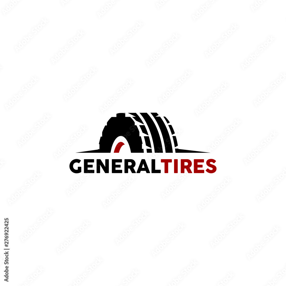 Tire Logo Design Vector Template Stock Vector | Adobe Stock