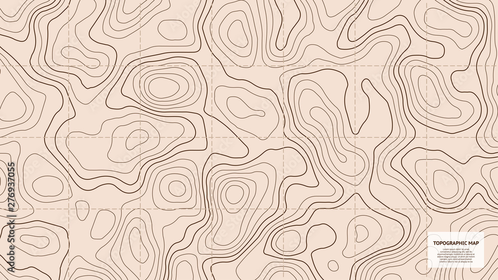 Topographic world map. Vector for your design Stock Vector | Adobe Stock