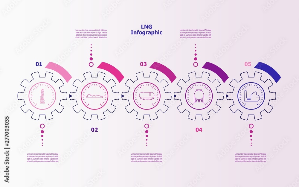 Industry data visualization. Abstract elements of graph, diagram with ...