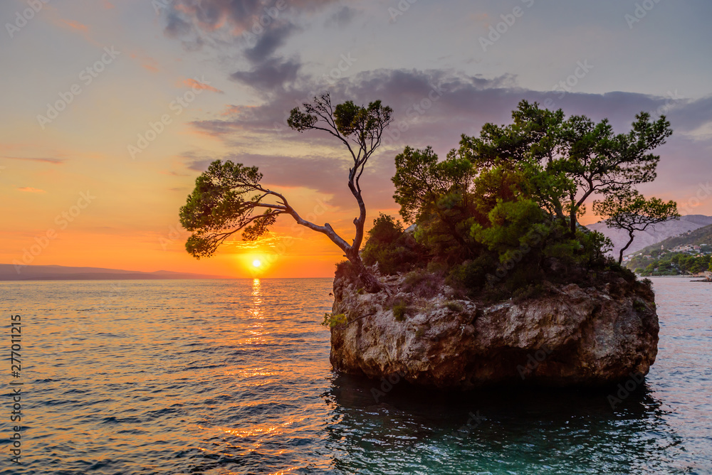 Brela Stone (Kamen Brela) - a symbol of Brela, a popular natural ...