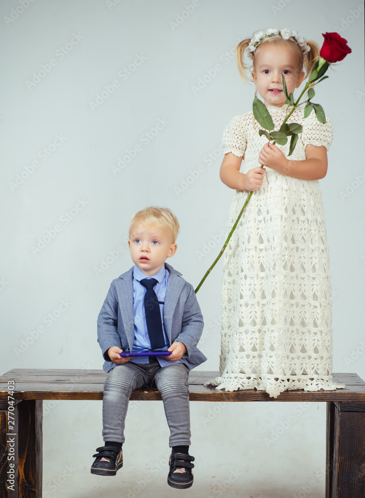 Little Kid Couple