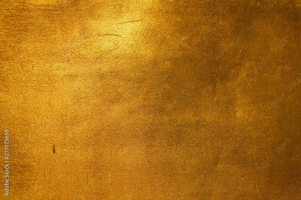 vintage gold surface texture use as temple or luxury gold background ...